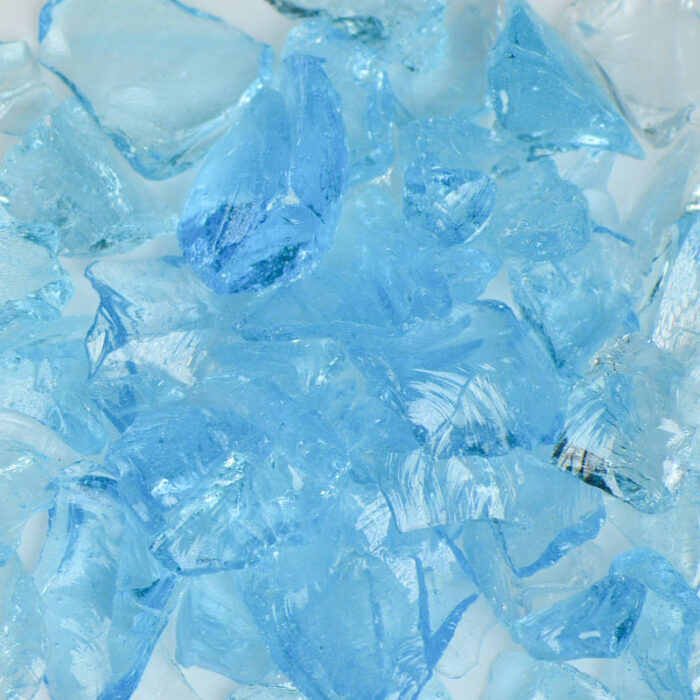 Crystal Turquoise Small Landscape Glass - American Specialty Glass