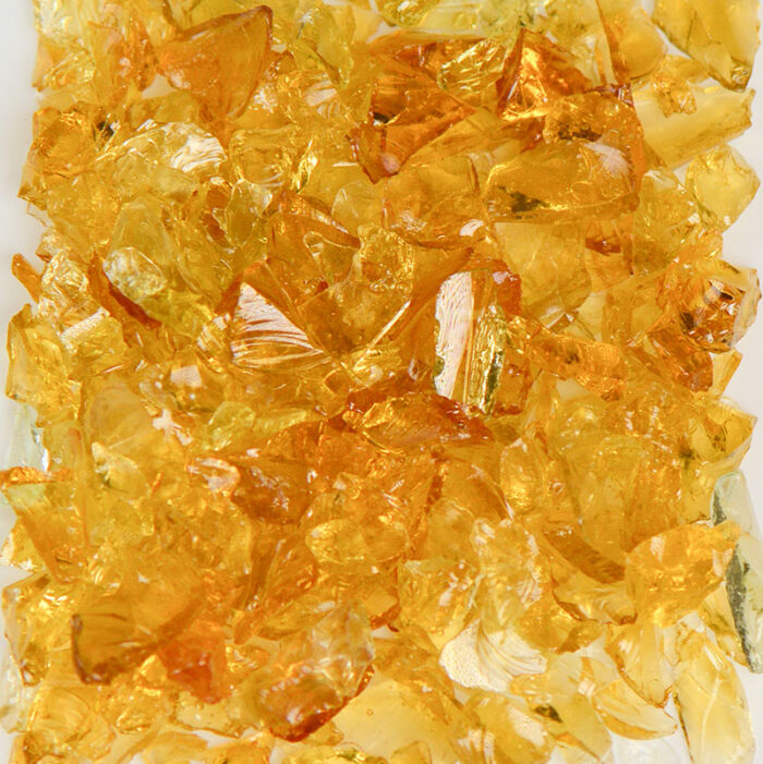 Honey Yellow Size 2 Terrazzo Glass - American Specialty Glass