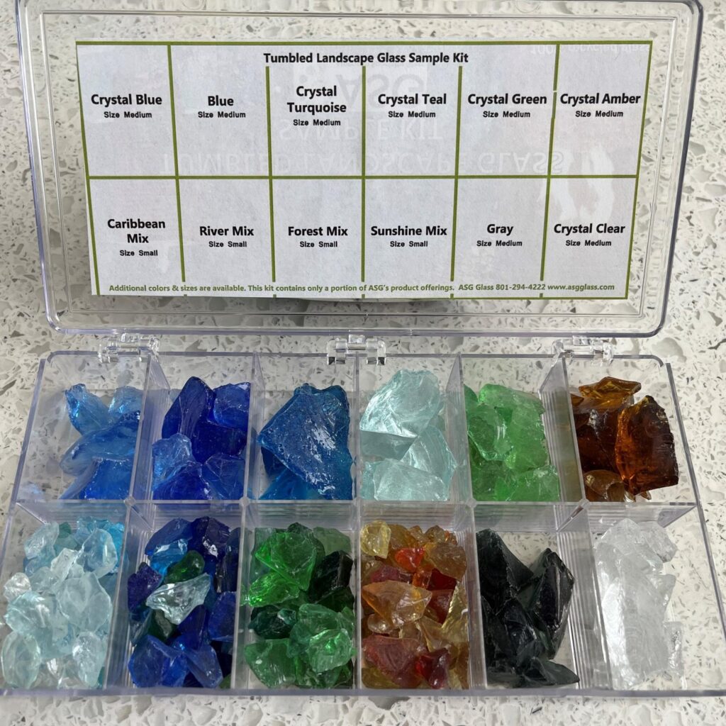 Fire Glass, Landscape Glass, Terrazzo Glass - ASG